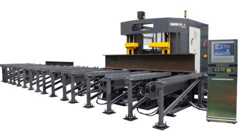 Sigma 110 CNC Beam Processing Line - Geka US